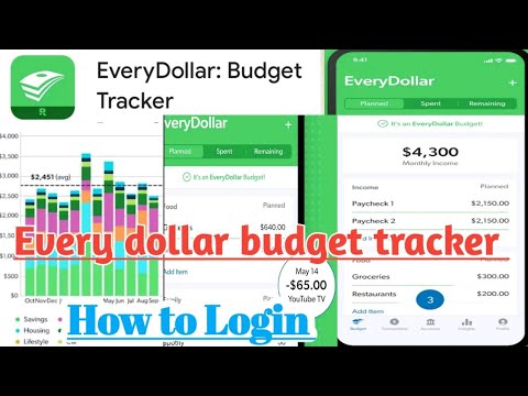 How to login every dollar budget tracker app download every dollar ...