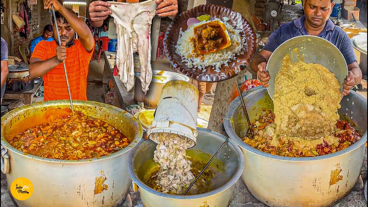 Most Viral Manoj Hotel Ka Unlimited Bhoti Bhat Making Rs. 80/- Only l ...