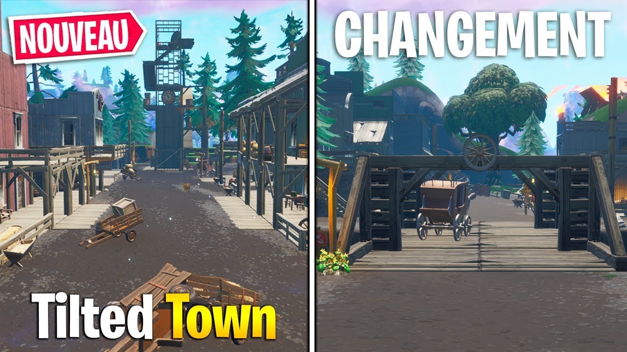*NOUVEAU* TOUT LES CHANGEMENTS ET SECRET DE LA MAP TILTED TOWN sur ...