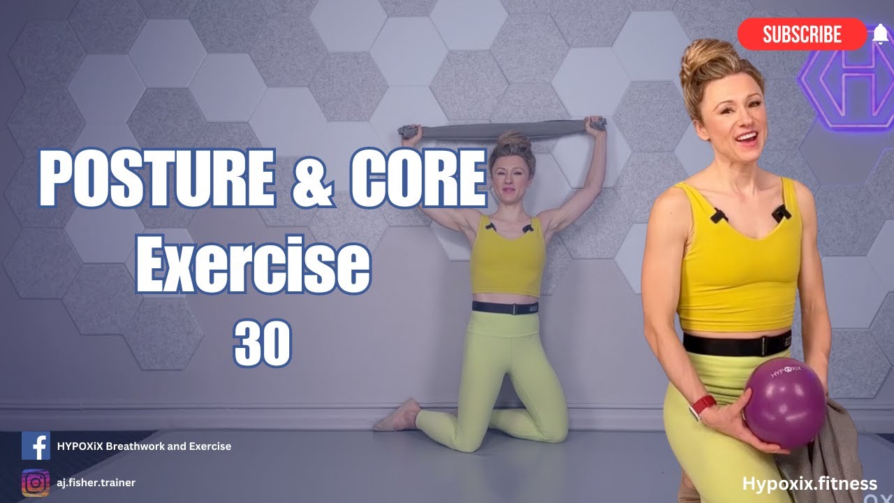 POSTURE & CORE EXERCISE - YouTube