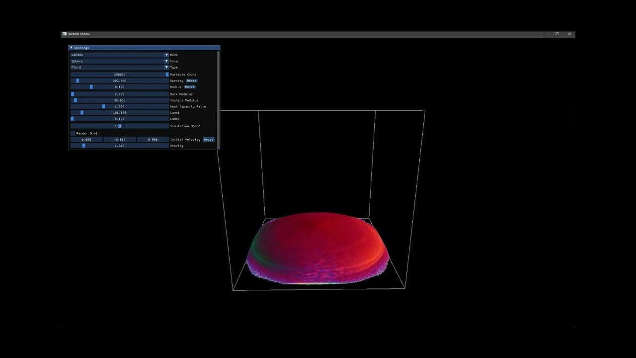 MLS-MPM Simulation with VkCV - YouTube