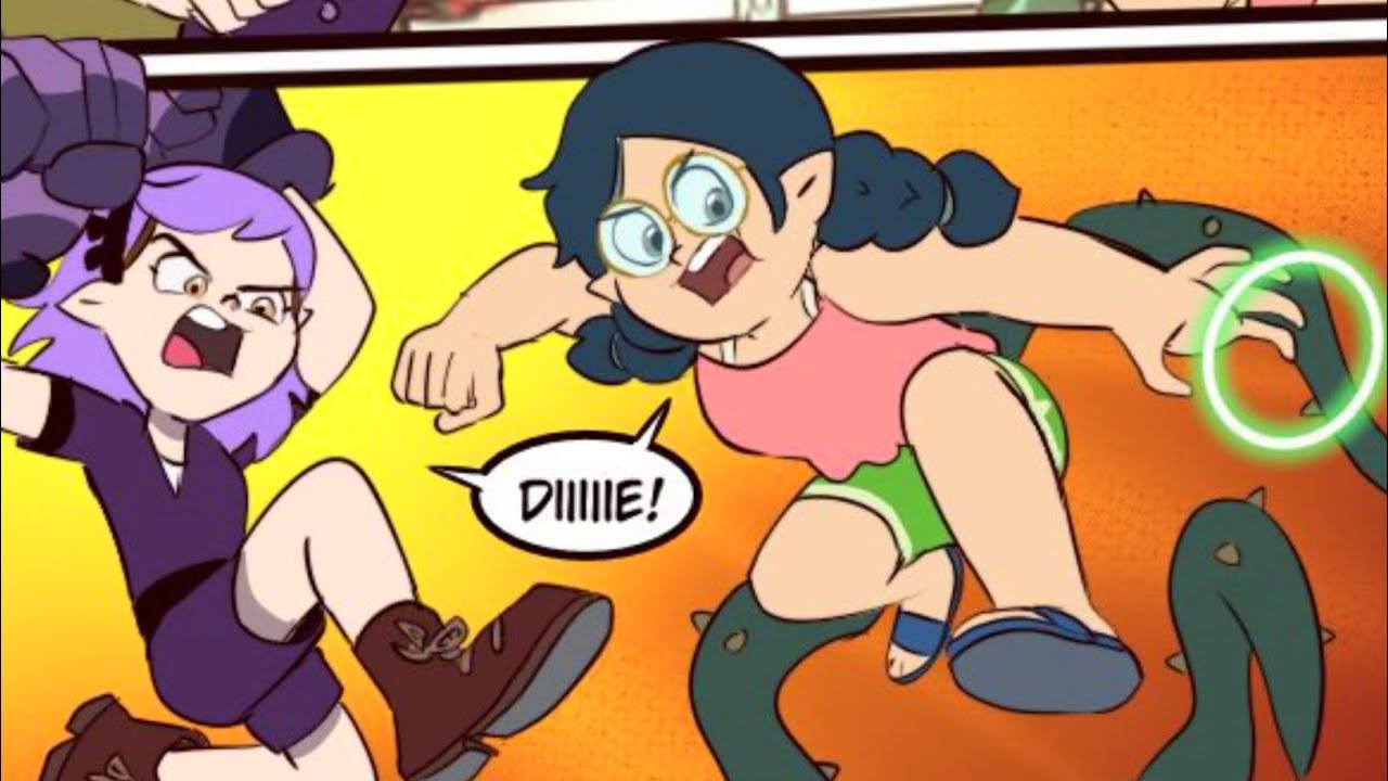 Amity and Willow's Fighting Instinct The Owl House - YouTube