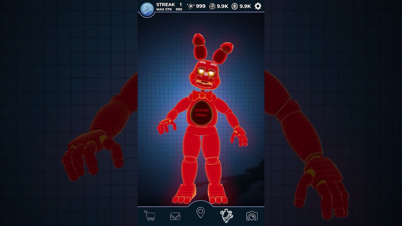 System Error Toy Bonnie in FNaF AR | Skin Event 2020 - YouTube