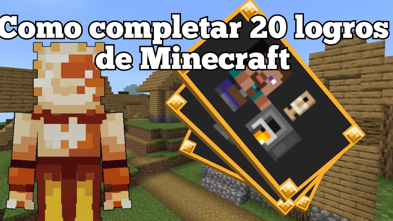 Como completar 20 logros de minecraft bedrock - YouTube