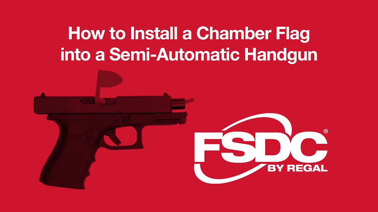 How to Install a Chamber Flag into a Semi-Automatic Handgun - YouTube