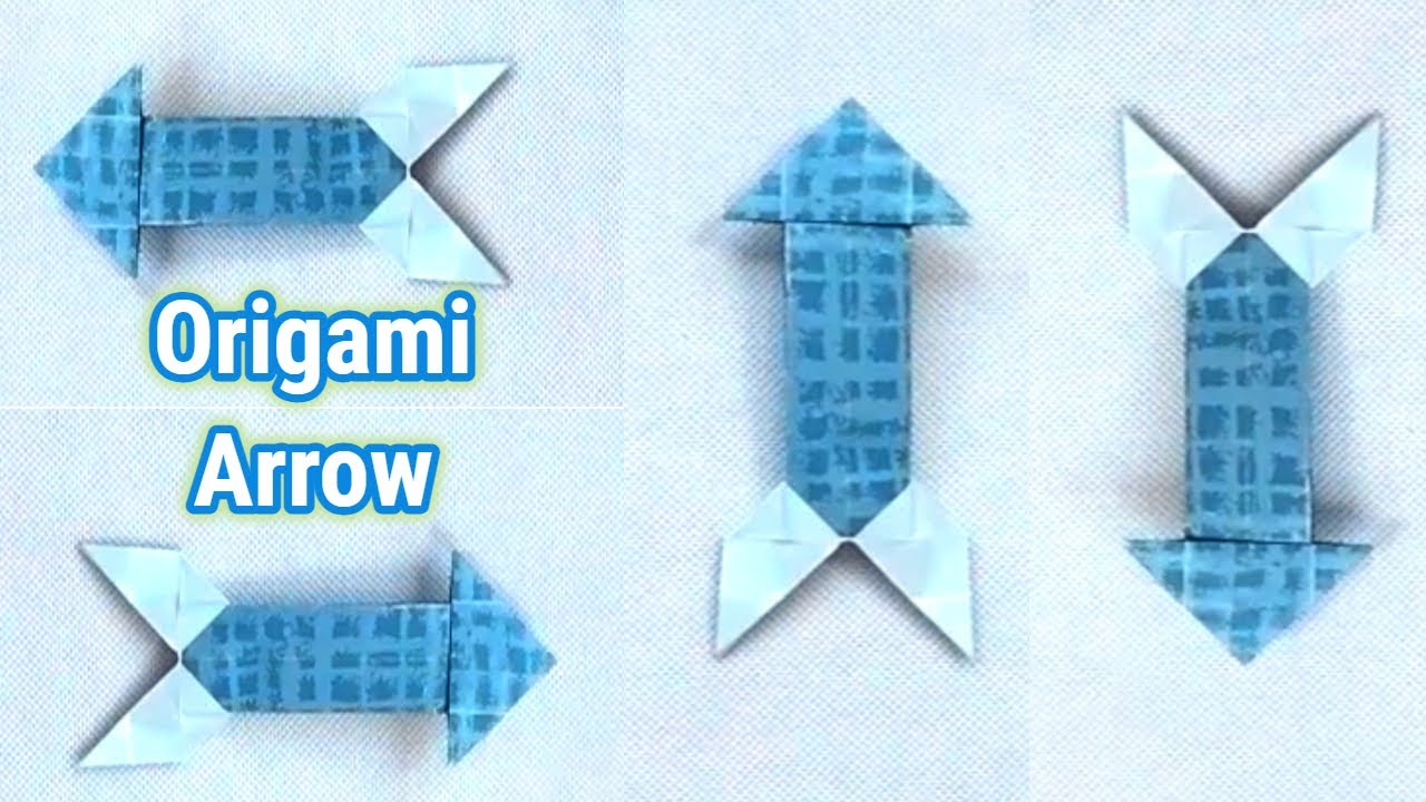 Easy Origami Paper Arrow | Make A Paper Arrow | Origami Paper Arrow ...