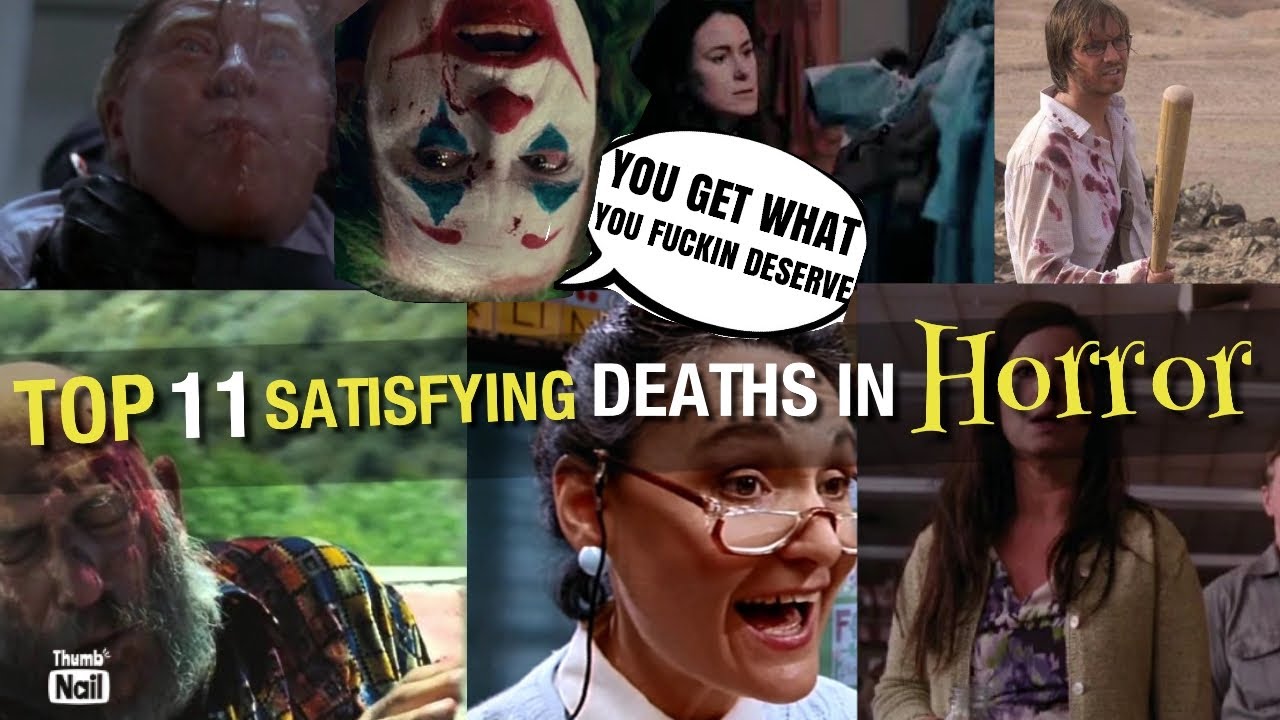 Top 11 Satisfying Deaths In Horror Movies (Halloween Horror Season 5 ...