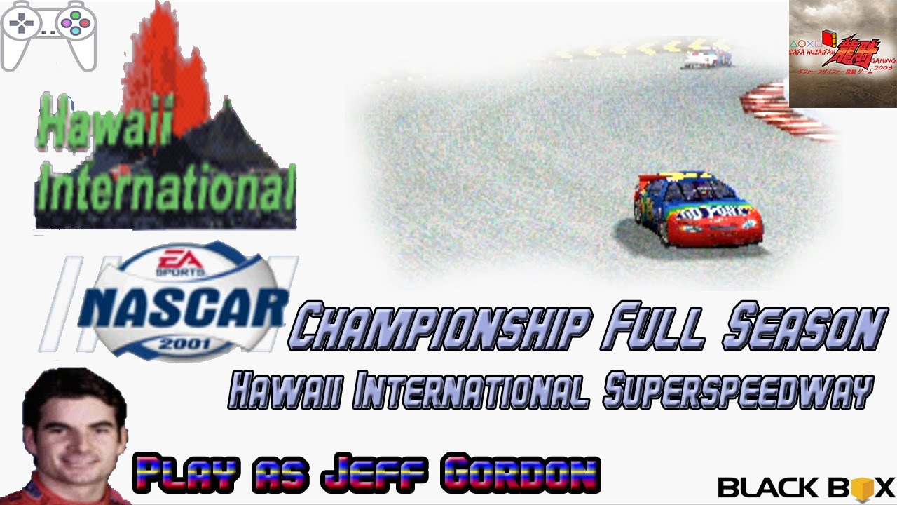 NASCAR 2001 (PS1) - Championship Full Season - Race #18 : Hawaii ...