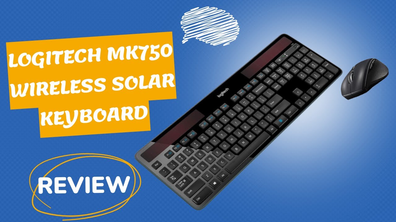 Logitech MK750 Wireless Solar Keyboard and Wireless Marathon Mouse ...