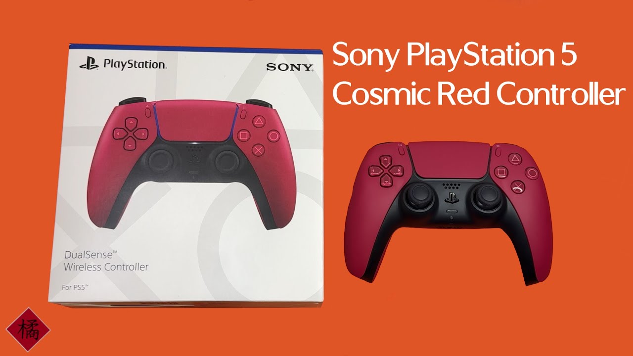 Sony PlayStation 5 Cosmic Red Controller Unboxing - YouTube