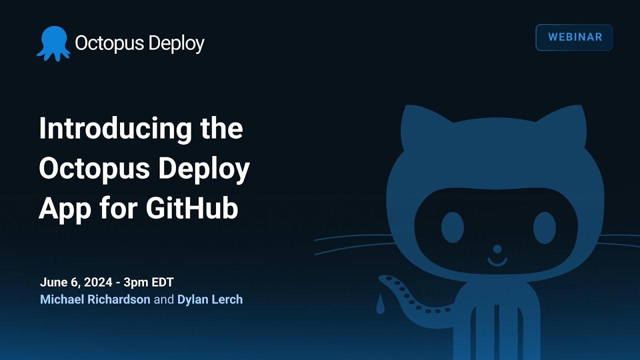 Introducing the Octopus Deploy App for GitHub - YouTube