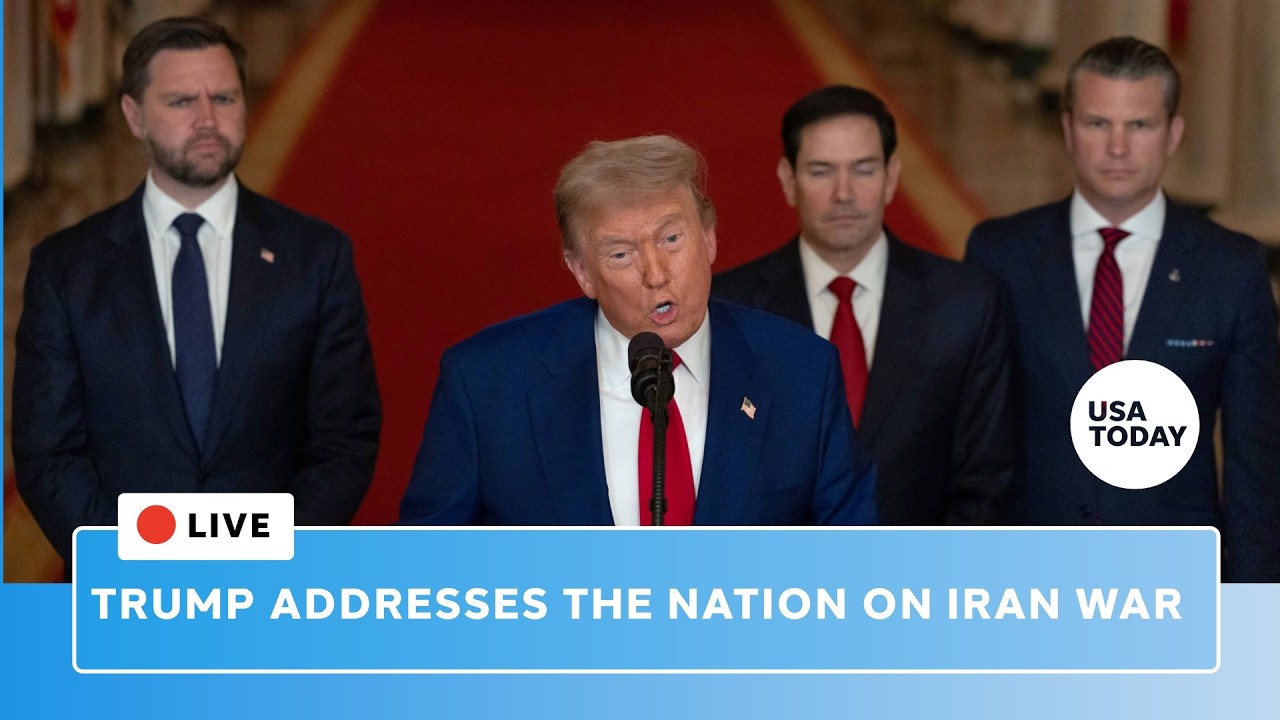 What time is the Trump address today? How to watch speech on Iran war
