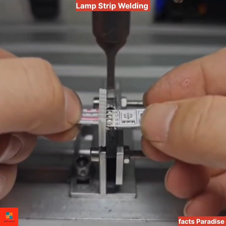 How Is This Lamp Strip Welding Done?#lamp strip welding process#youtube ...