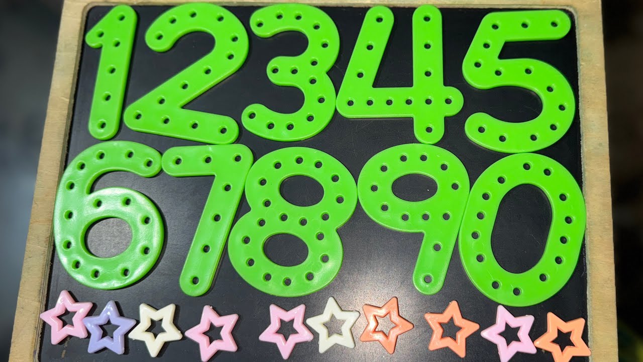 Learn Number 1 to 10 with number puzzle mat | learn 123 with abc 123 ...