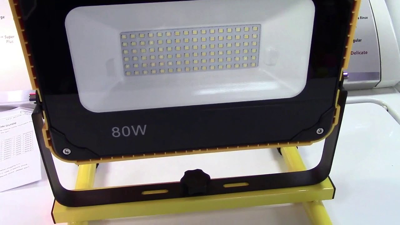 Onforu 80W LED Worklight Review - YouTube
