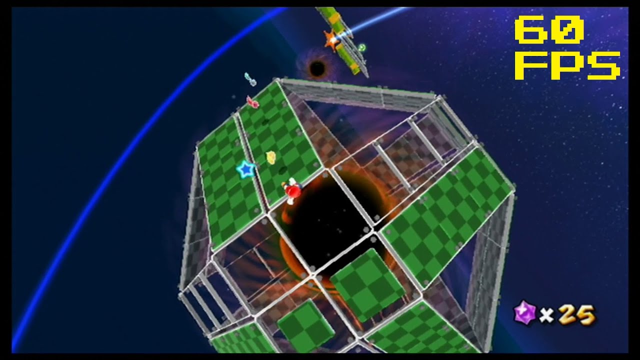 22. [60 FPS] Shrinking Satellite - Hurry-Scurry Galaxy - Super Mario ...