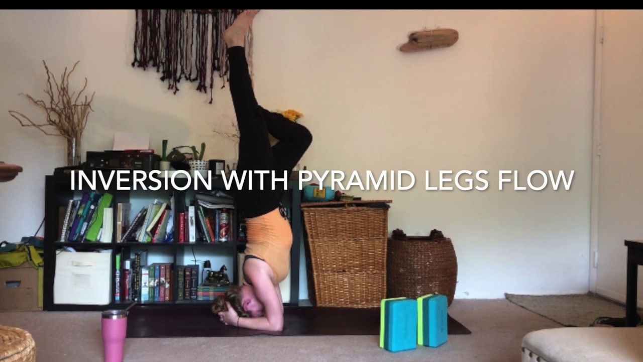 Inversion with pyramid legs flow (with focus on shoulder strengthening ...