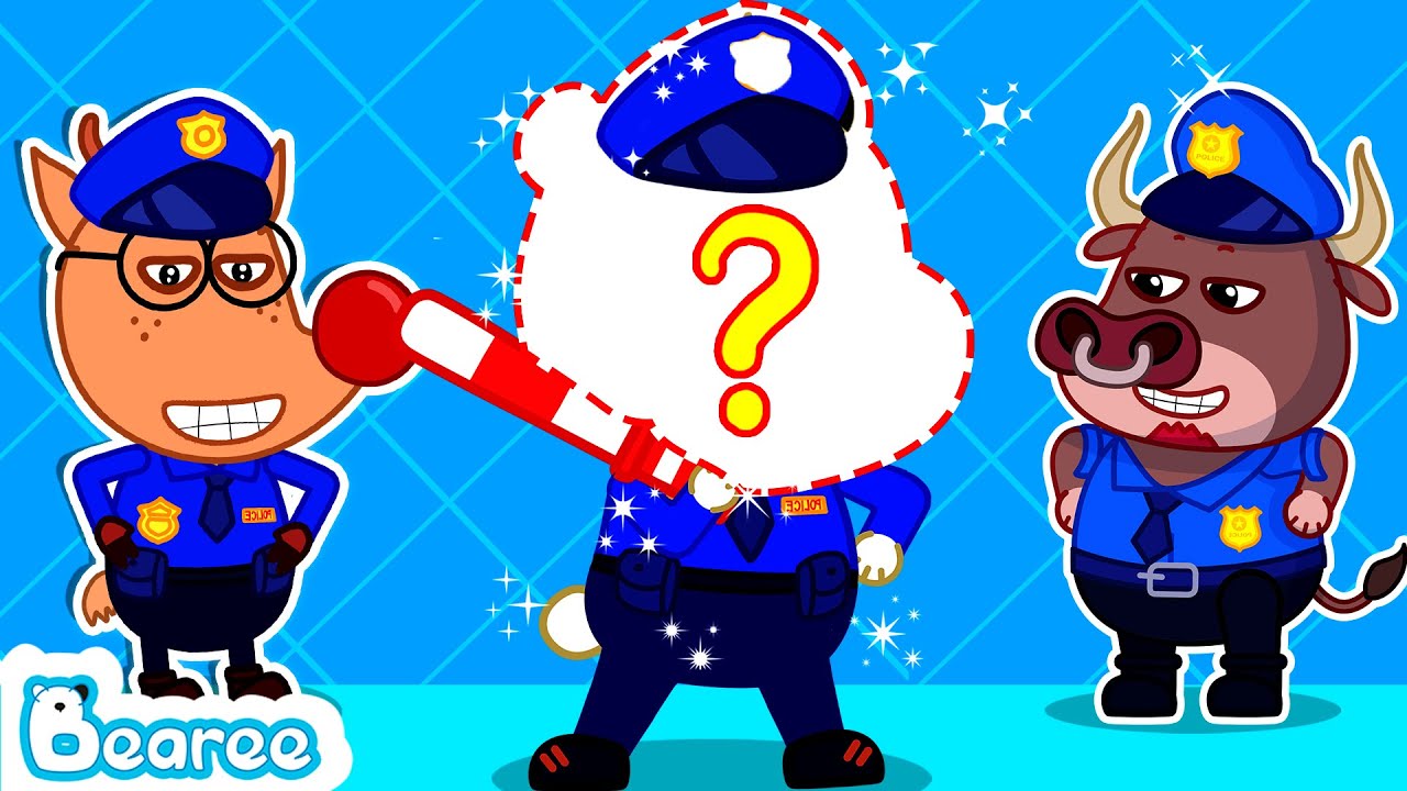 Bearee Tales 🐾 Fake vs Real Police | 🐻 Bearee New Episodes - YouTube