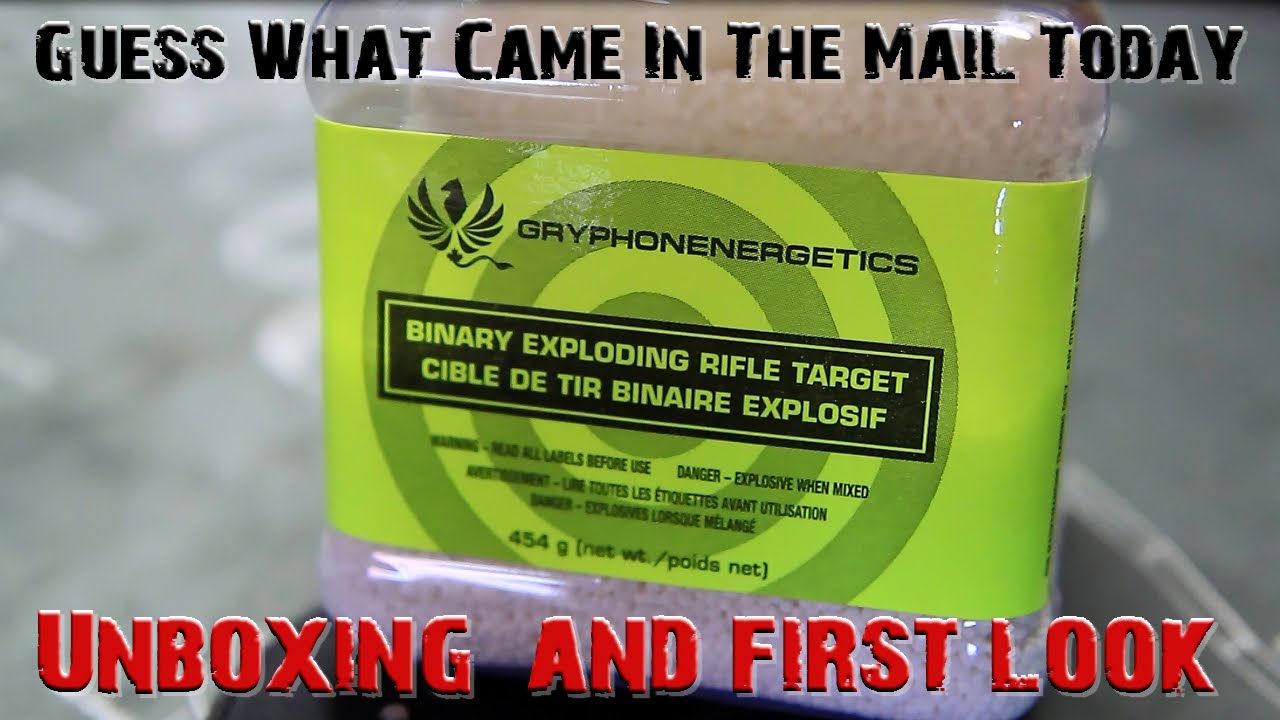 Unboxing Gryphon Energetics Binary Exploding Targets, Dominion Arms ...