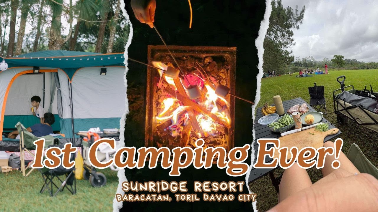 Camping at Sunridge Resort in Baracatan Toril! | Family Day | MC ...