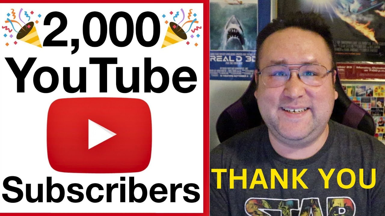 2000 SUBSCRIBERS - Thank you so much - YouTube