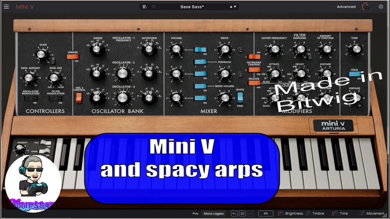 Lost in Spacy Mini V Arps - YouTube