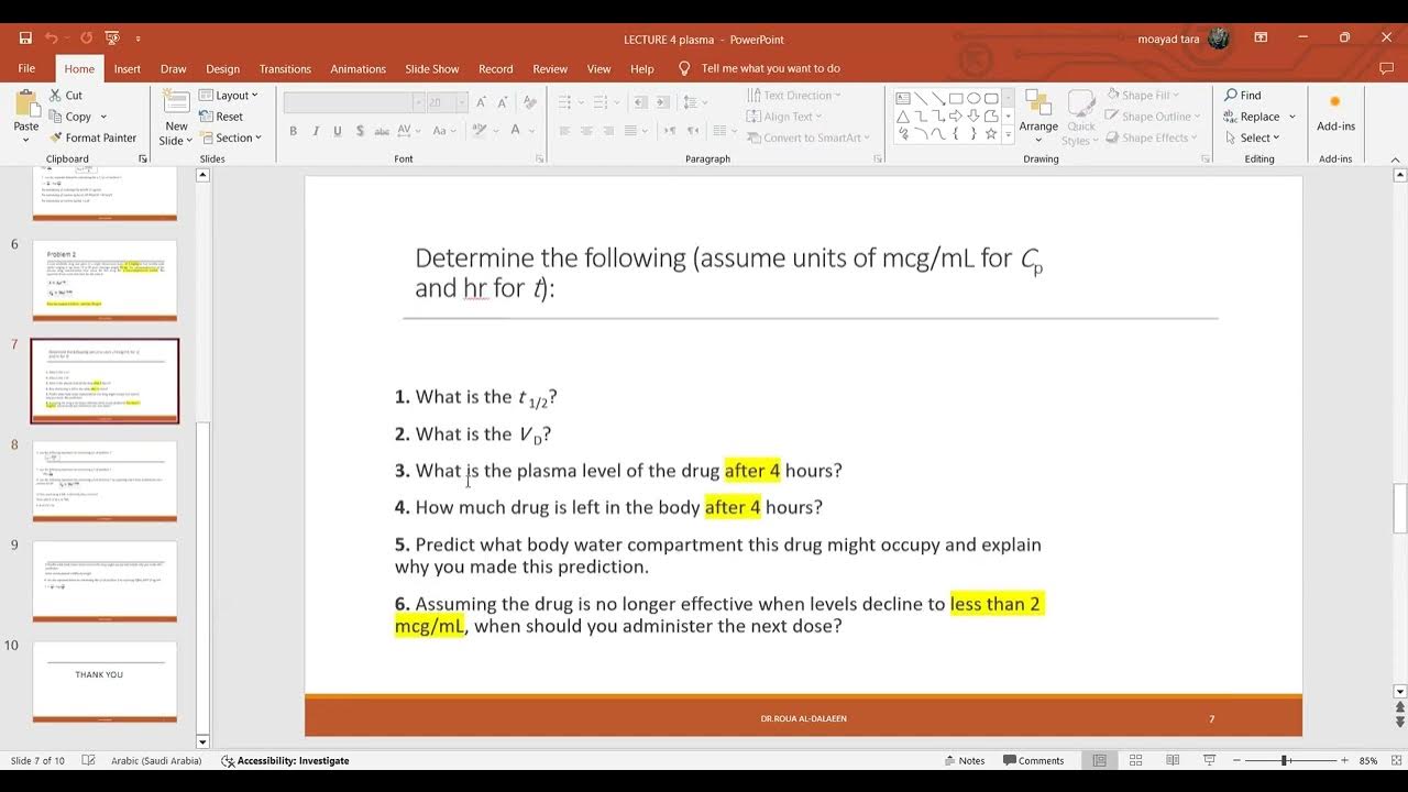 lab kinetics lecture 4 part2 - YouTube