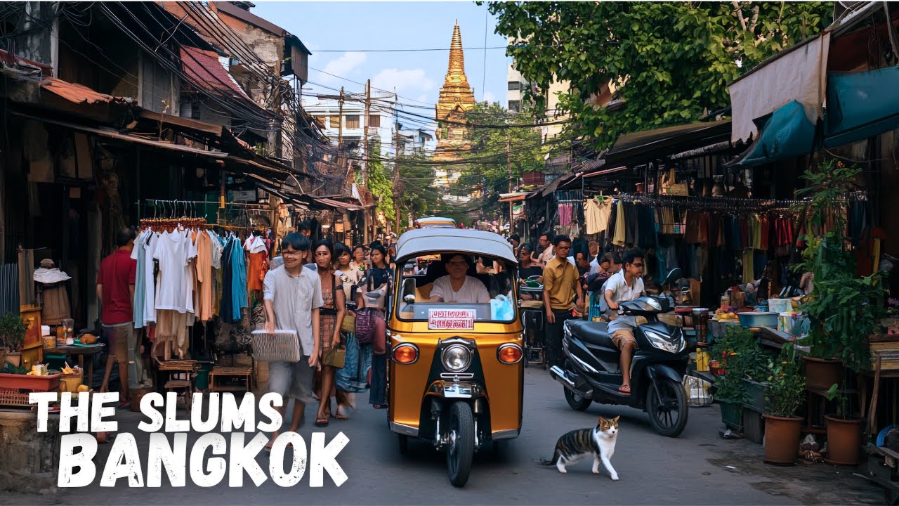 Khlong Toei: Inside Bangkok's Largest Slum | 4K HDR Walking Tour - YouTube
