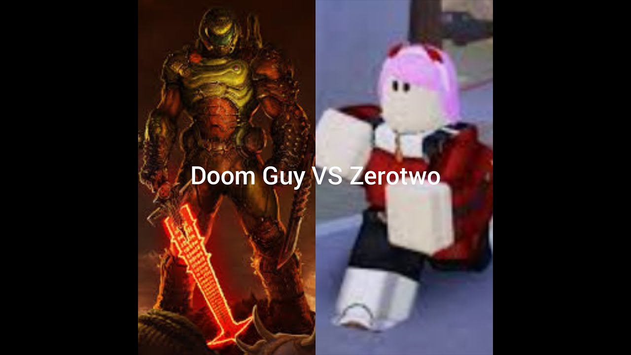 doom slayer versus dumb anime character (roblox) - YouTube