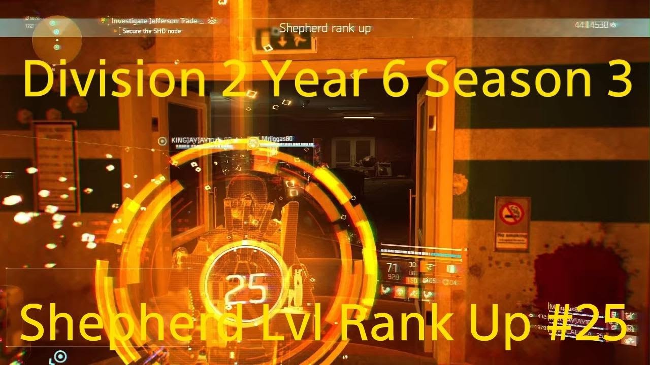 Tom Clancy's The Division 2😳Division 2 Year 6 Season 3😳Shepherd Lvl ...