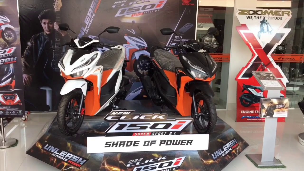Honda Click 150i 2020 two color - YouTube