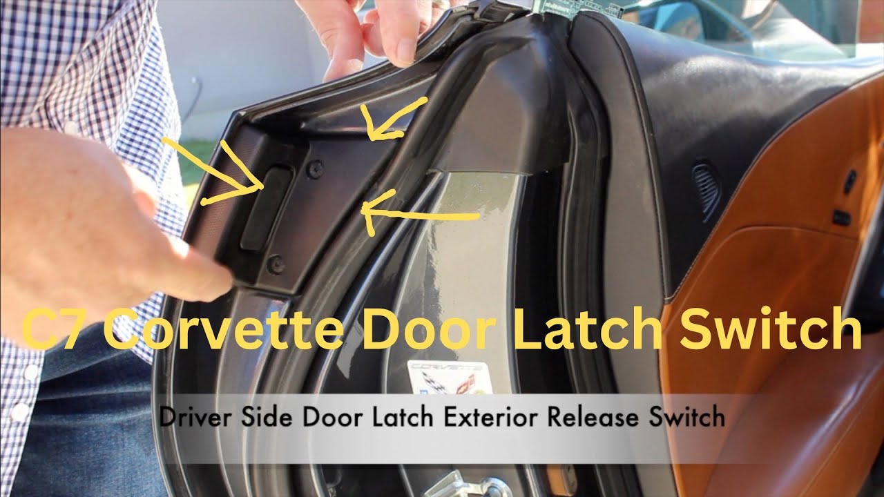 C7 Corvette Door Latch Release Switch - YouTube