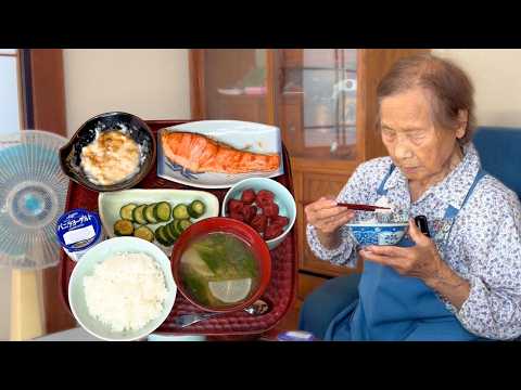 🇯🇵Breakfast with My Japanese Grandma (94) | Living in the Countryside Alone