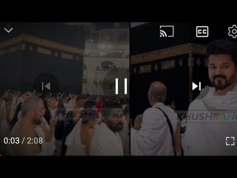 Thalapathy Vijay perform ist umrah in Ramzan At makkah Fans ...