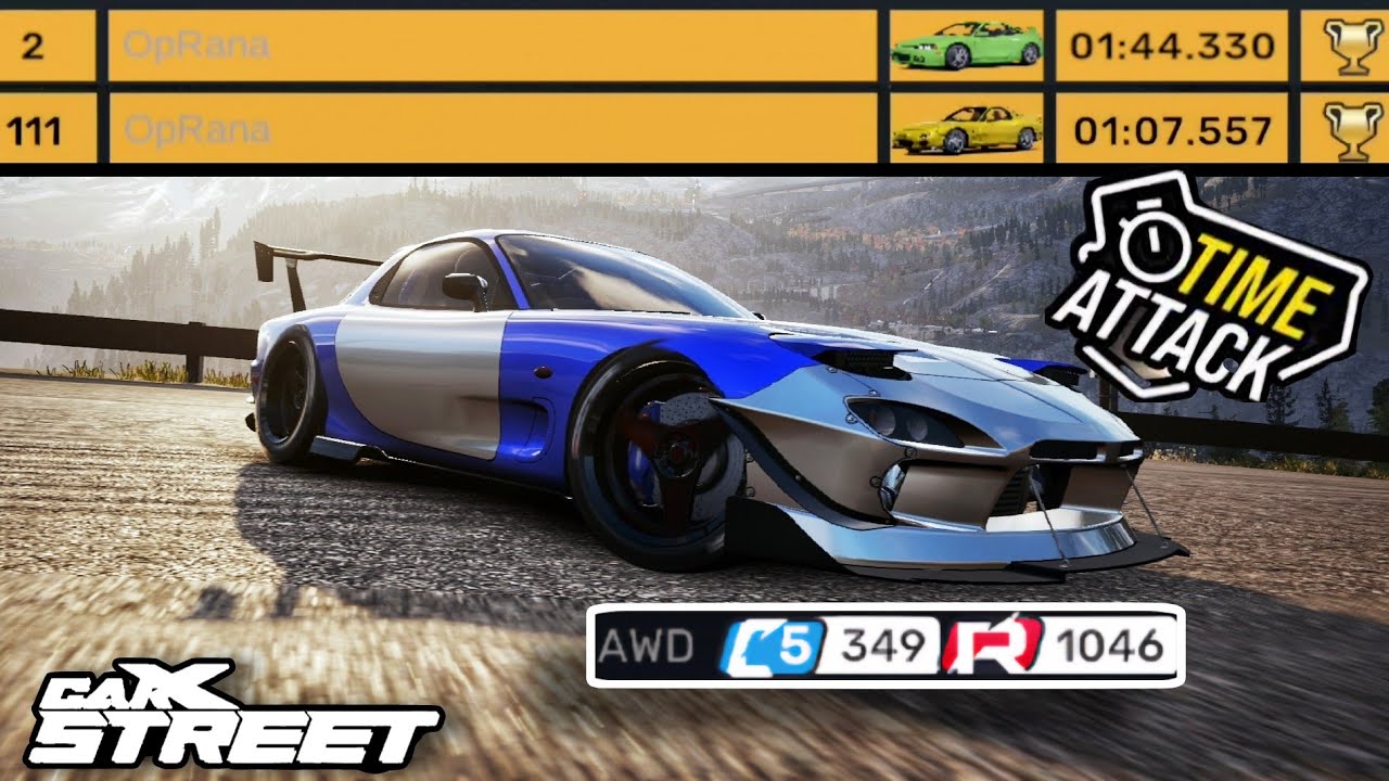 CarX Street - Class 1 & C5 Time Attack with Mazda RX7 & Paul's Eclipse ...