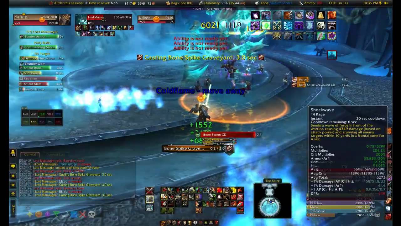 Legacy vs. Lord Marrowgar - YouTube