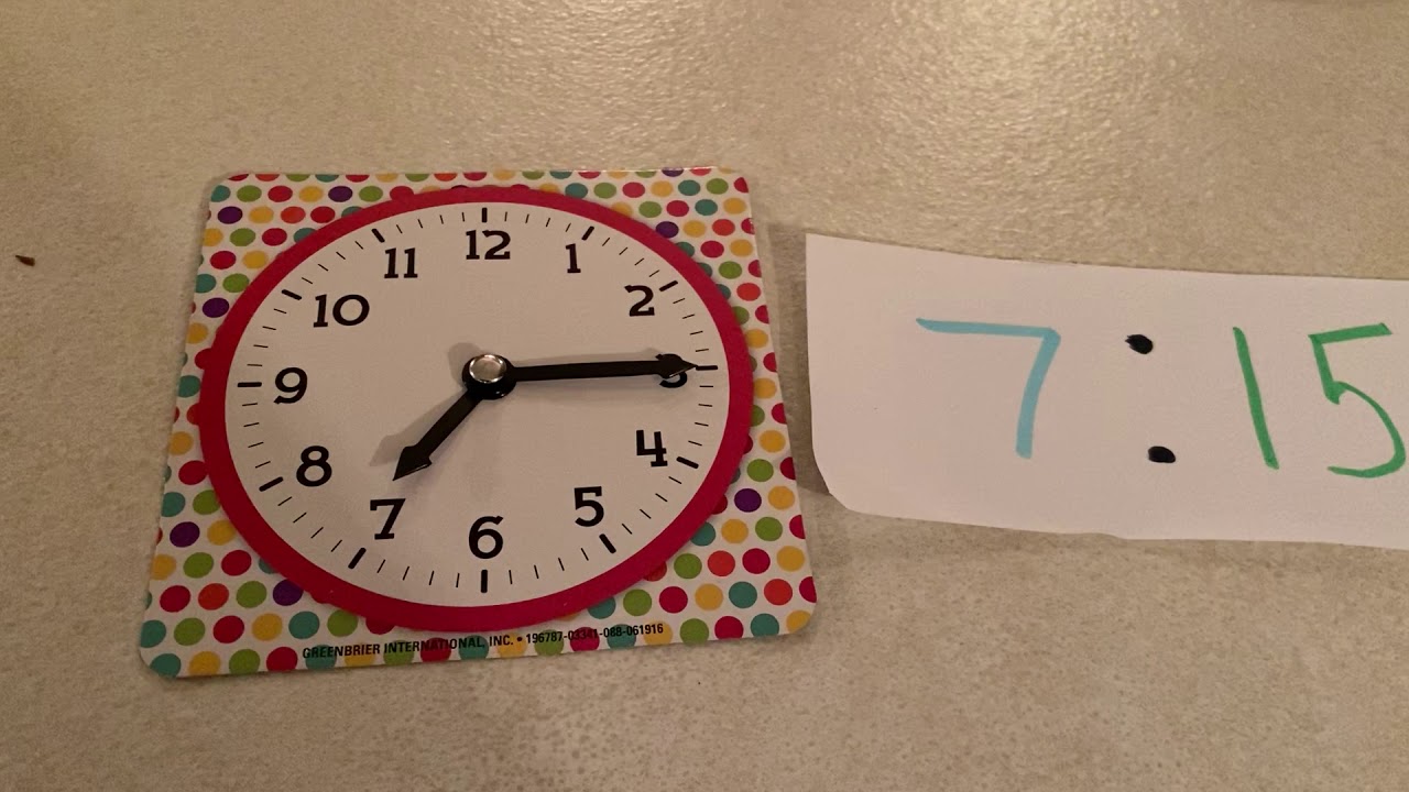 Telling Time Part 3 - YouTube