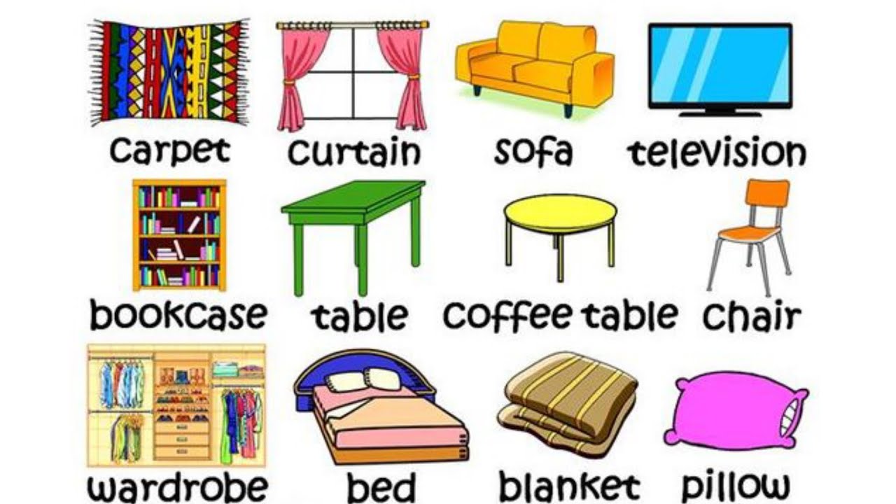 objects of a house🏠//learn some objects of a house - YouTube