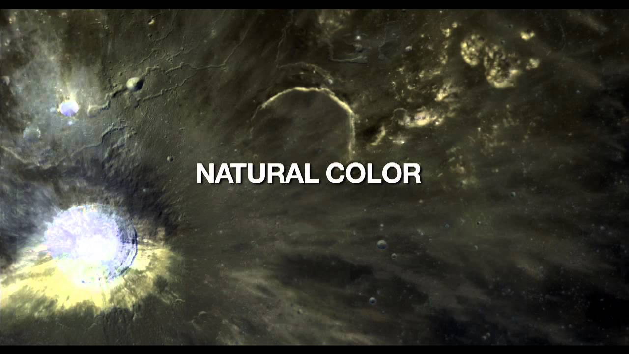 USGS Color Samples of The Moon - YouTube