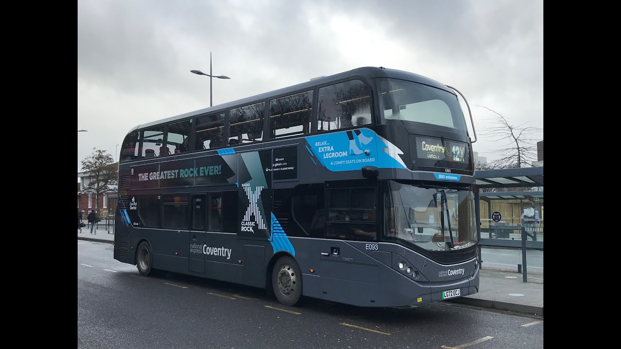 NX Coventry Route 12X Coventry Pool Meadow Bus Station to Uni of ...