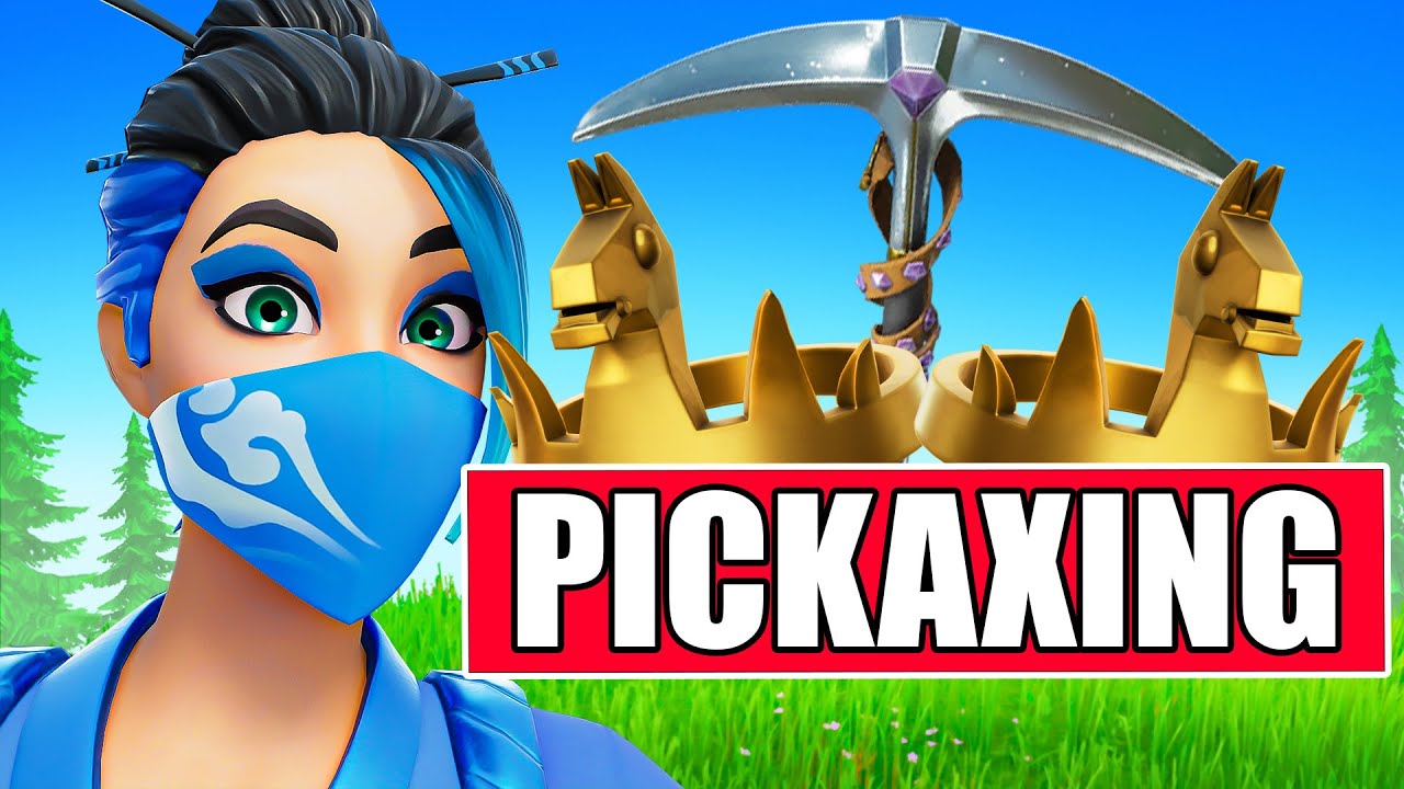 Pickaxing For A CROWN WIN! - YouTube