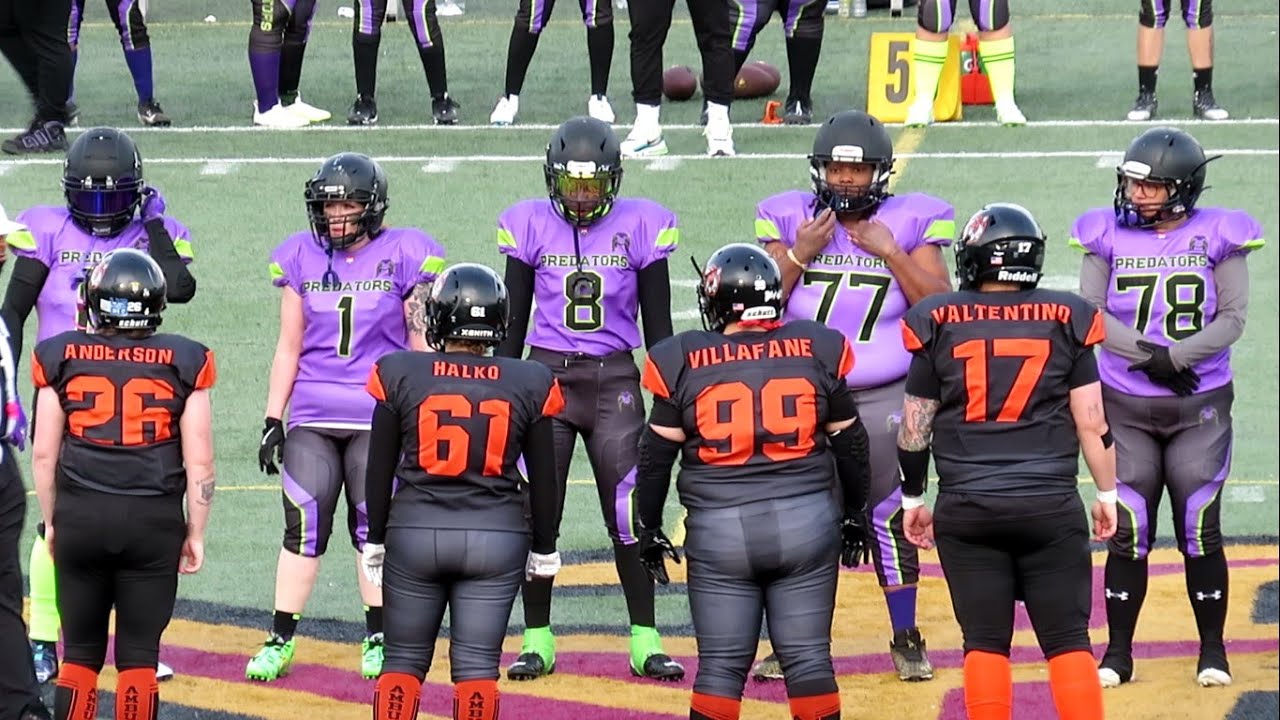 Women's Football Game - Upstate Lady Predators vs Connecticut Ambush ...