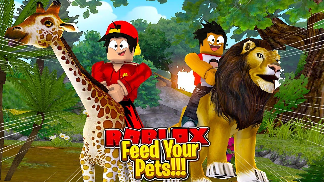 ROBLOX - FEED YOU PETS!! - YouTube