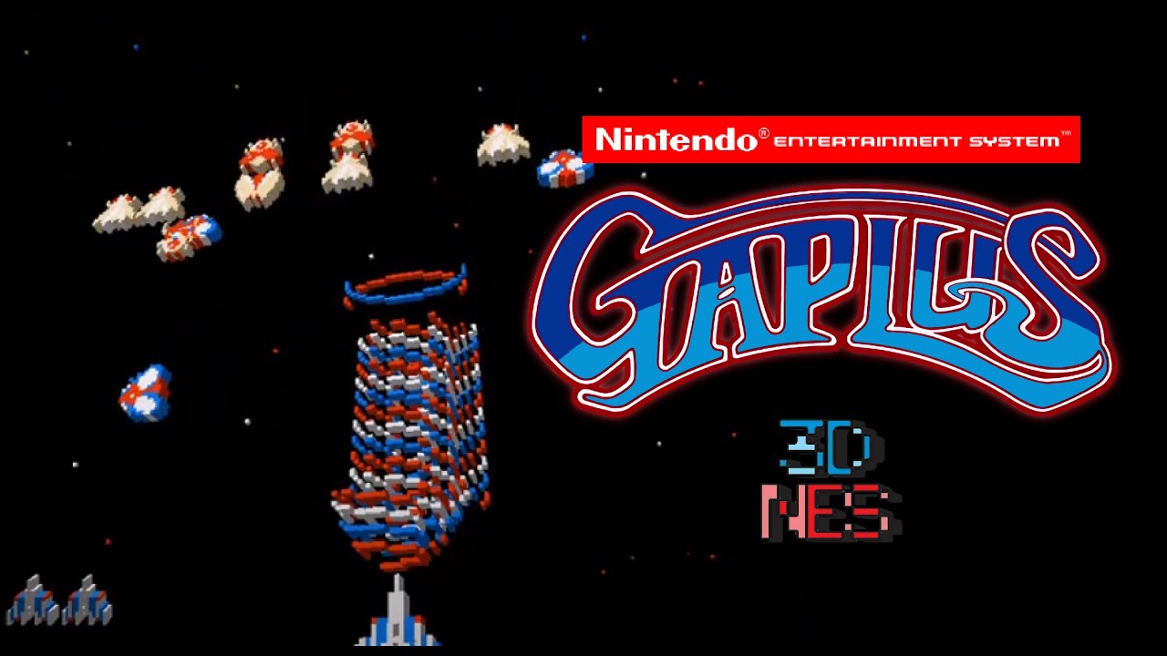 Gaplus (NES/Famicom) in 3D - YouTube