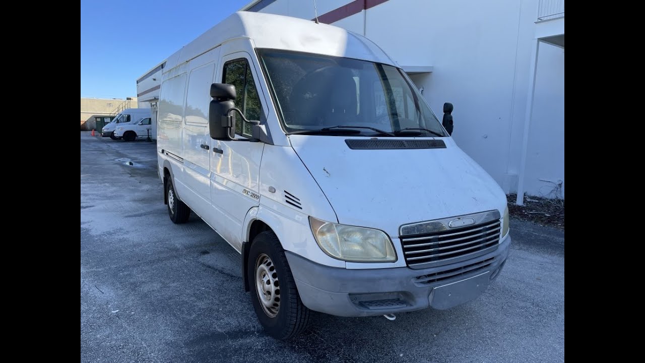 2005 FREIGHTLINER SHC 2500 SPRINTER MERCEDES BENZ POWER TRAIN - YouTube