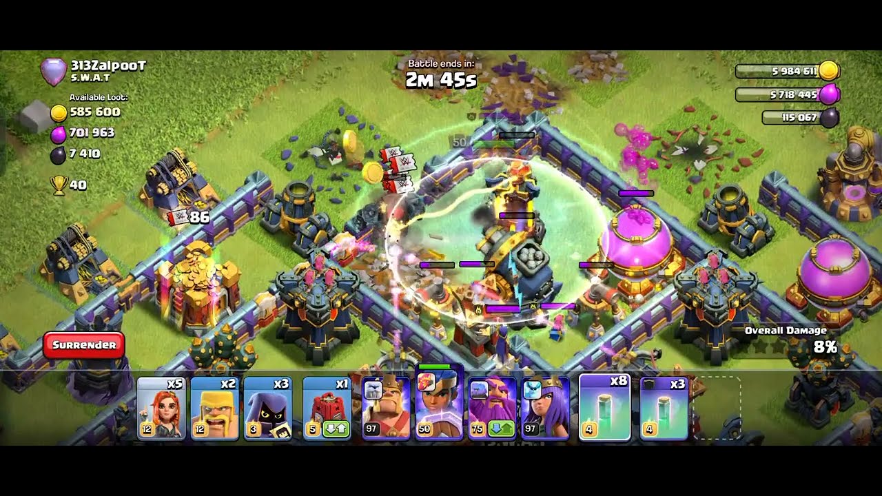 TH 17 LEAGUE ATTACK || EVENT TROOPS SPAM || 5500+ - YouTube