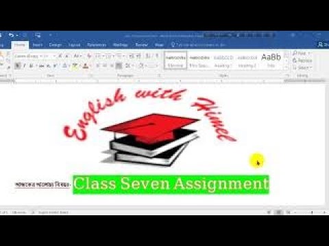 Class Seven Assignment - YouTube