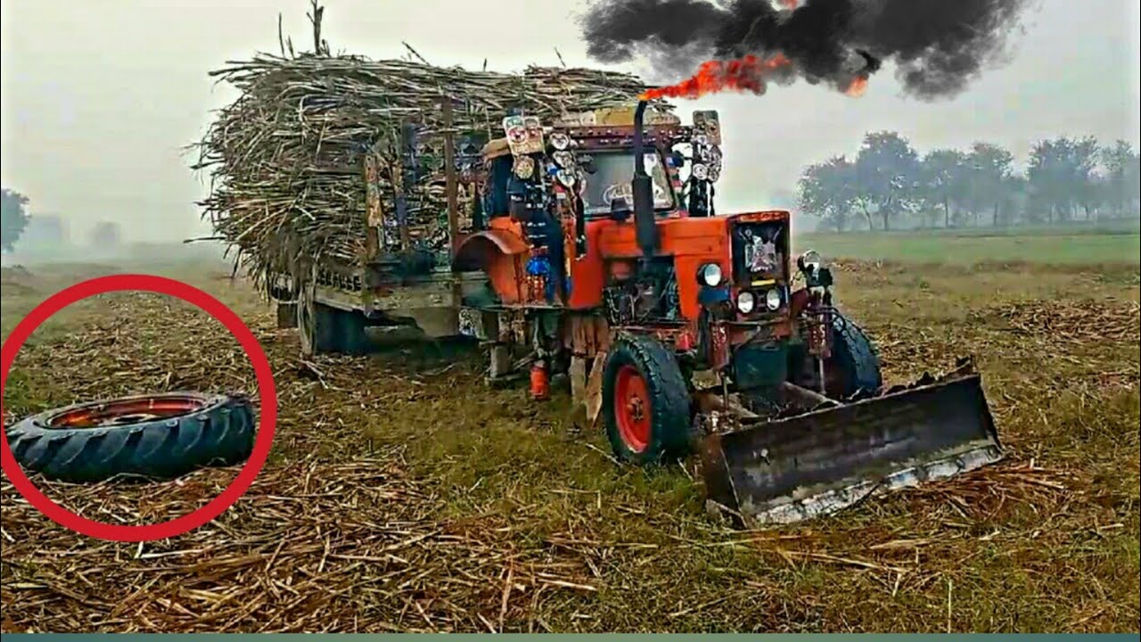 45 years old rusi meet an accident 😱 | Old Rusi tractor got broken into ...