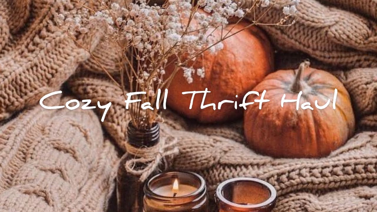 2nd day of fall- Cozy Thrifted Fall Finds #90daysoffall #fallhaul # ...