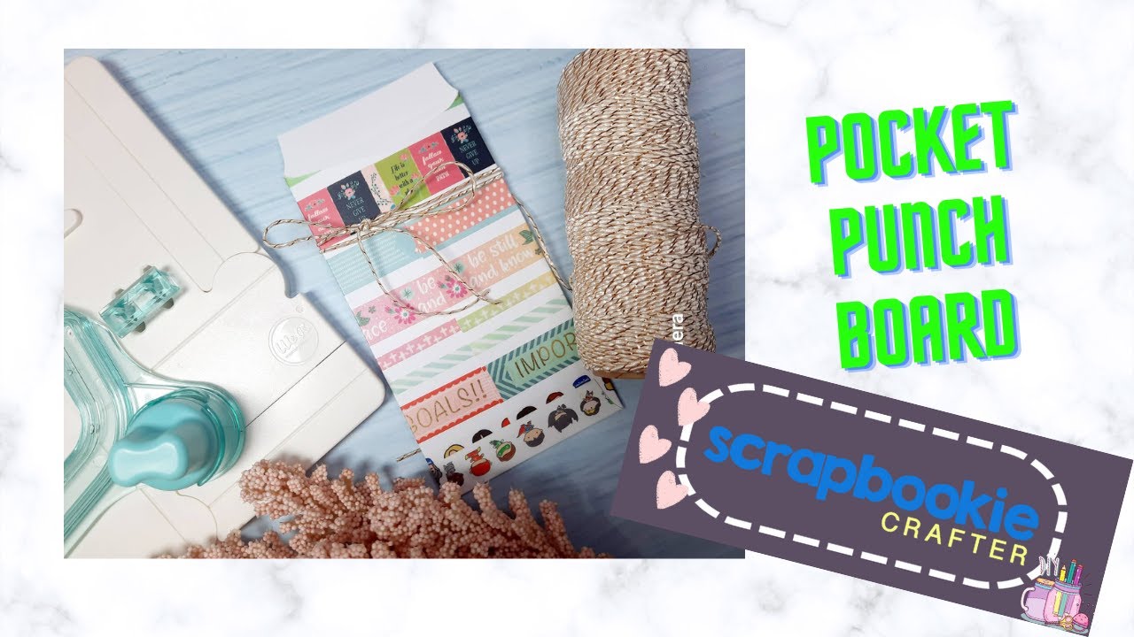 POCKET PUNCH BOARD WRMK AND WASHITAPES | USES & TUTORIAL - YouTube